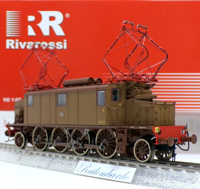 RIVAROSSI LOCOMOTIVA ELETTRICA TRIFASE CASTANO/ISABELLA E 432 033 FS art HR2191 EUR 91,00 ...