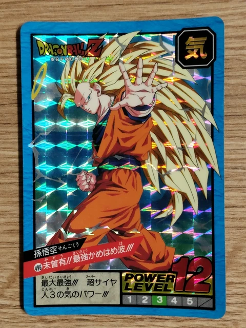 CARTE DRAGON BALL z super battle power level Prism N 496 EUR 3,00 ...