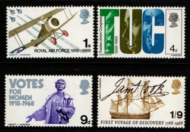 GREAT BRITAIN GB 1968 Anniversaries SG767-80 MNH $3.00 - PicClick AU