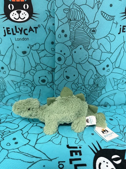 JELLYCAT MINI FOSSILLY STegosaurus 13cm Plush Toys Tags+Brand New With ...