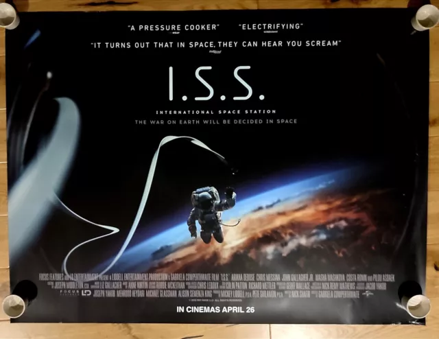 I.S.S INTERNATIONAL SPACE Station - 30"x40" Quad Cinema Poster UK EUR 9 ...