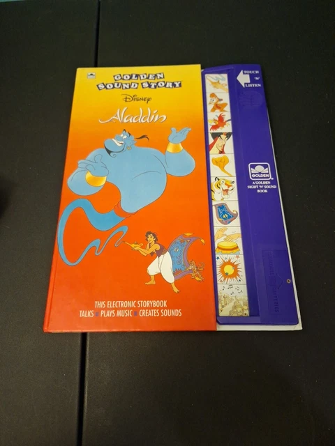 Golden Sound Story Disney Aladdin Sight Sound Book Electronic Storybook