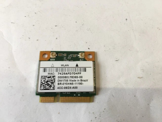 DELL INSPIRON 14-3000 Series WIFI wireless card ATHEROS QCWB335 DW1705 ...