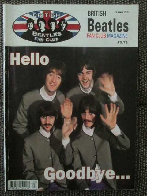 BRITISH BEATLES FAN Club Magazine 83 Final Last Ever Issue Apple ...