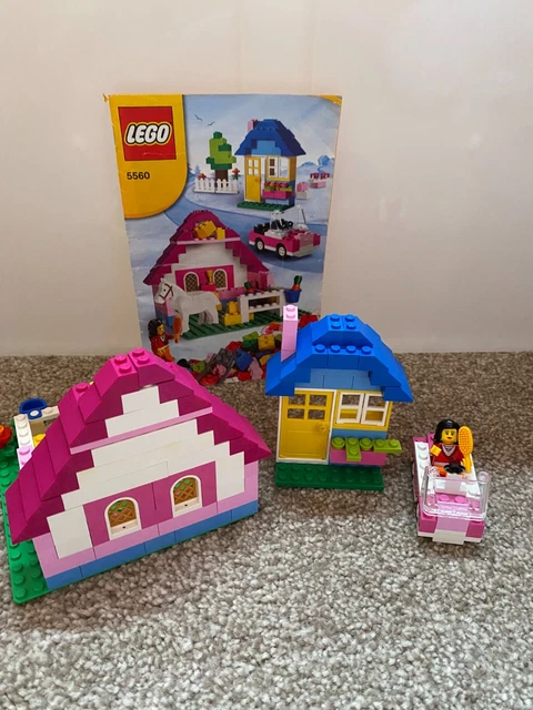 LEGO BUILDING SET: mix and match: houses and car (5560) with building ...