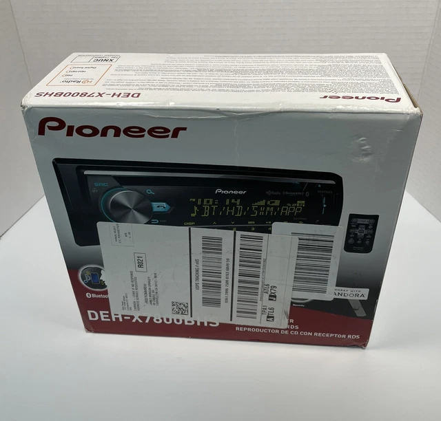 PIONEER DEH-X7800BHS BLUETOOTH CD Receiver with Enhanced Audio ...