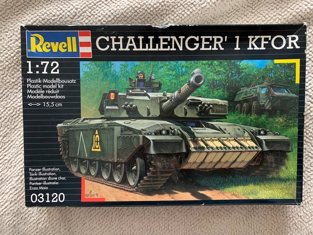 REVELL CHALLENGER' 1 KFOR Tank 1:72 model kit Sealed Box 2000 $24.71 ...
