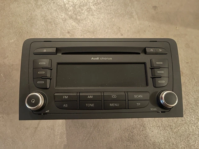 AUDI A3 8P Original Bosch Radio Chorus Autoradio mit CD Player 8P0035152F Gut EUR 11,50 ...