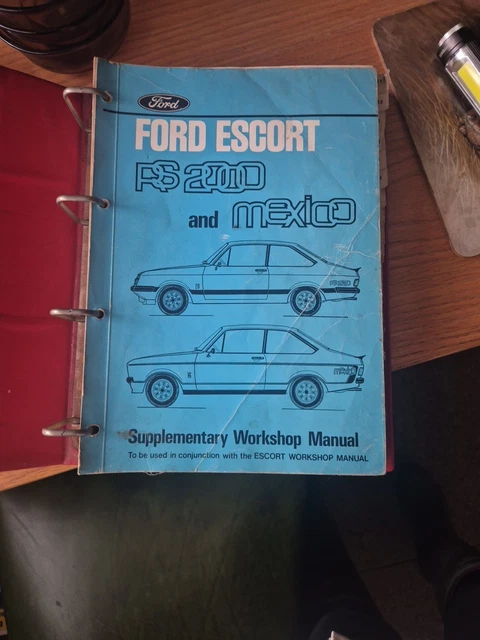 FORD RS 2000 & Mexico Workshop Manual £89.10 - PicClick UK