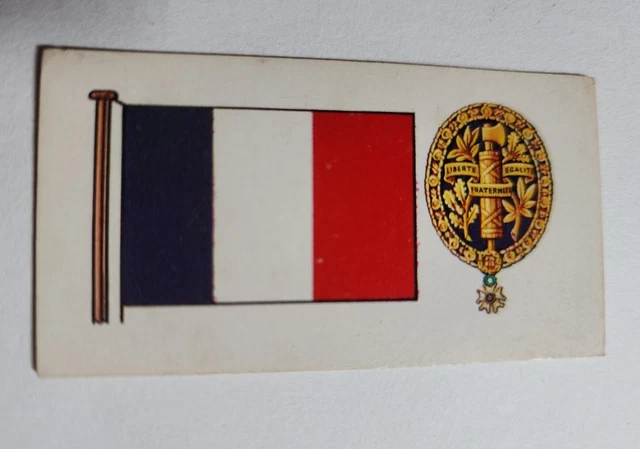 FLAGS AND EMBLEMS Of The World Brooke Bond card - # 37 - free post ...