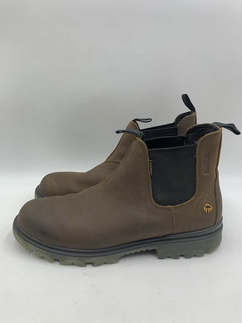 WOLVERINE MEN I-90 EPX Romeo Boot Work Boots Brown Leather Size 12 ...