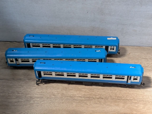 TRIANG O GAUGE Blue BR Livery Big Big Train RV257 Composite Coach £43. ...