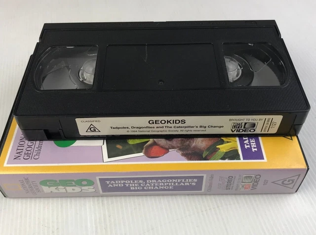 GEO KIDS NATIONAL Geographic Children's Video VHS 1994 (Tadpoles ...