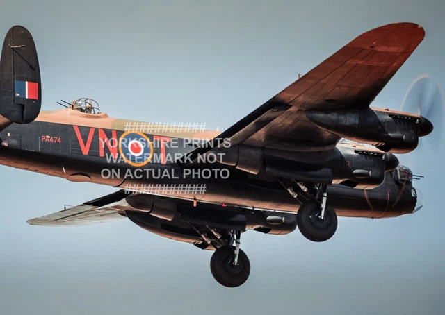 RAF AVRO LANCASTER Photo Print All Sizes 2024 Aviation Royal Air Force ...