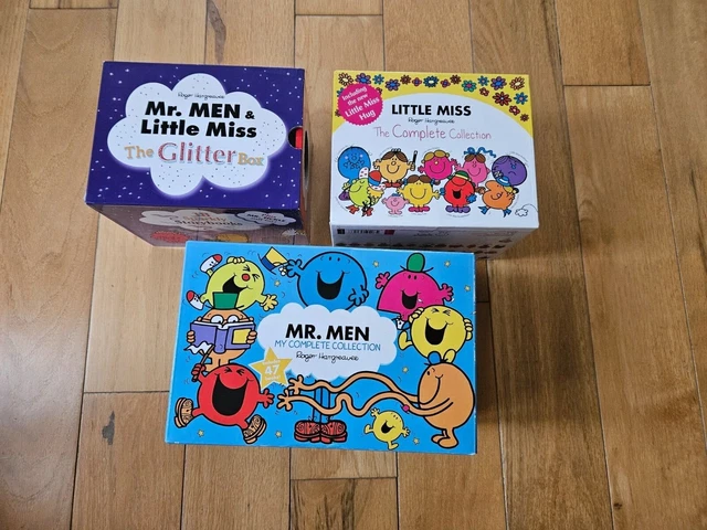 MR MEN LITTLE Miss Glitter Box Complete Collection 3x Box Set £40.00 ...