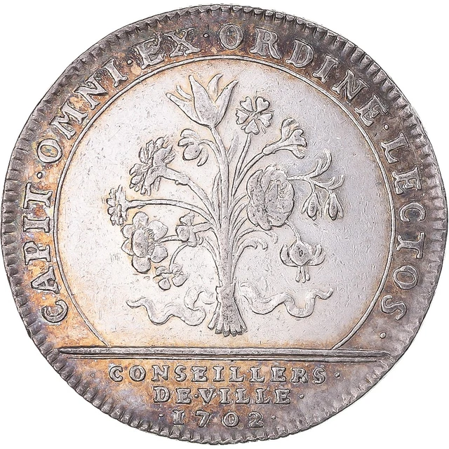 FRANKREICH, BETAALPENNING, LOUIS XIV, Paris, Conseillers de ville, 1702 ...