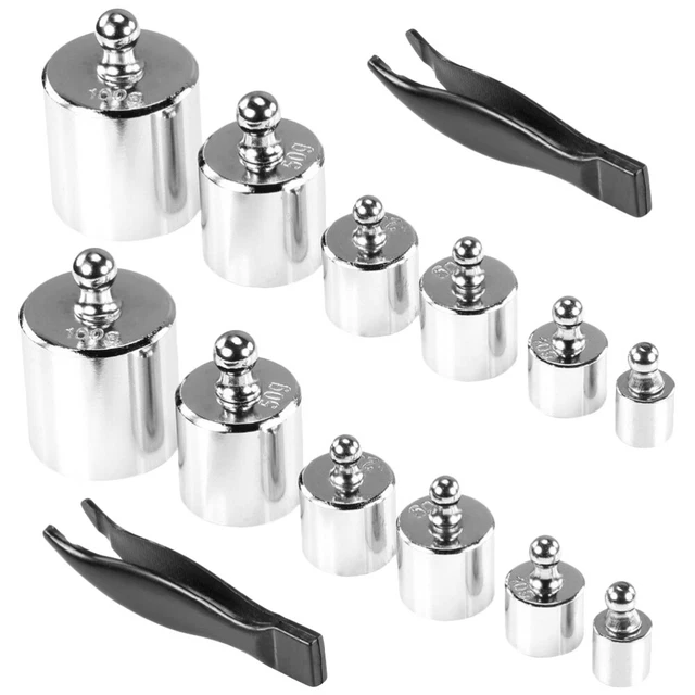 2 SETS 12PCS Calibration Weight Kit Calibration Weights Digital Scale £ ...