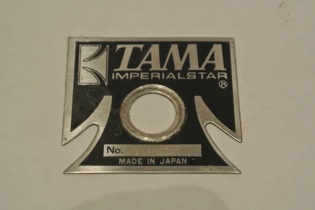 70'S/80'S TAMA IMPERIALSTAR BADGE FOR YOUR SNARE TOM FLOOR and BASS ...