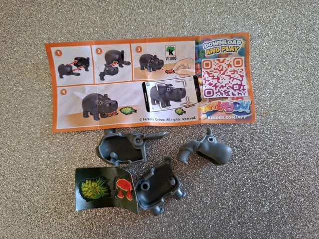 KINDER TOY APPLAY Du NATOONS 2025 HIPPO VT080 £2.28 - PicClick UK