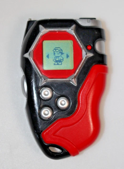 RARE 2002 BANDAI Digimon Digivice D-tector Black/Red v 1 AS-IS See ...