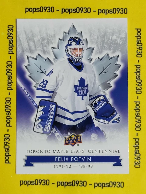 FELIX POTVIN, TORONTO Maple Leafs, 2017, Centennial Edition, #82 EUR 1 ...