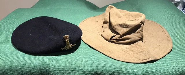 BRITISH ARMY 1950S Service Beret and Bush Hat Korean War type £52.72 ...