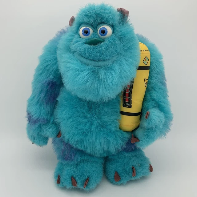 DISNEY PIXAR MONSTERS Inc Sully Plush Stuffed Animal Toy 2001 Hasbro ...