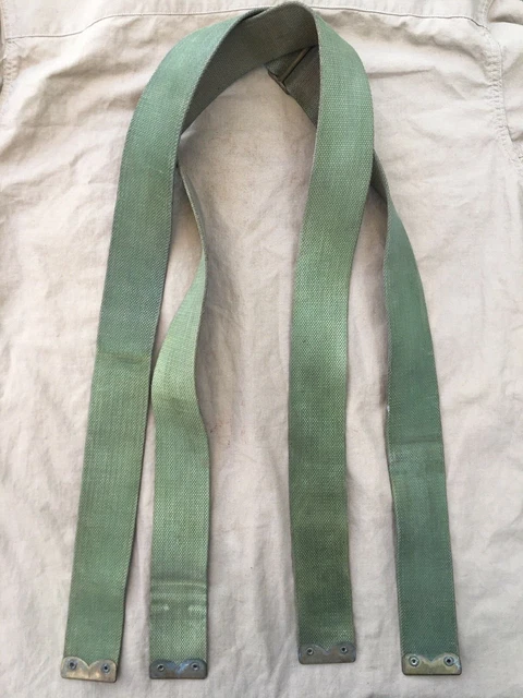 ORIGINAL WW1 20S British Army 1908 Pattern 08 Patt Webbing Cross Straps ...