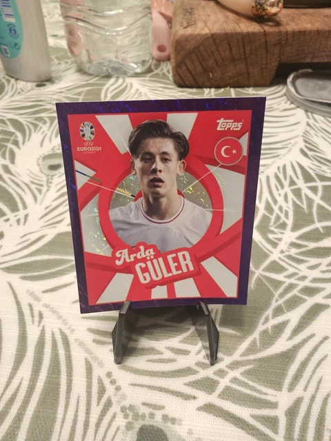 TOPPS EURO 2024 Stickers - TUR PTW Rare Purple Parallel ARDA GULER £2. ...