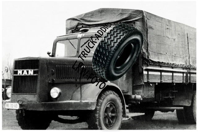 OLDTIMER TRUCK PHOTO, Lkw Foto DDR, MAN F4 Lastwagen, VEB Kraftverkehr ...