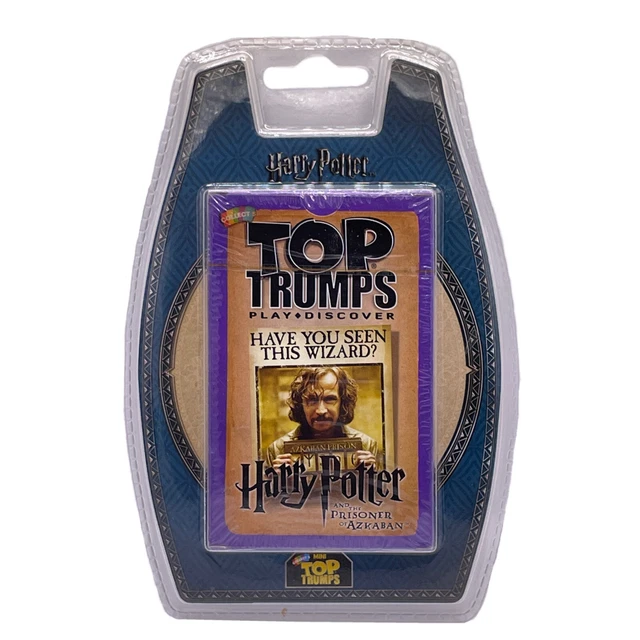 TOP TRUMPS HARRY POTTER Prisoner of Azkaban Card Game Warner Bros ...