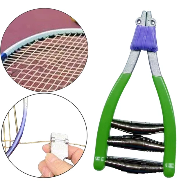 SPRING LOADED STARTING Clamp Stringing Tool for Tennis Badminton Racket ...