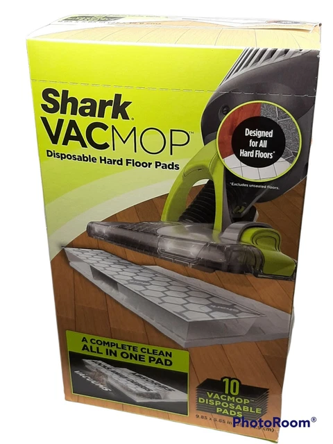 SHARK VACMOP DISPOSABLE Vacuum Mop ALL-IN-ONE Pads No-Touch Disposal ...