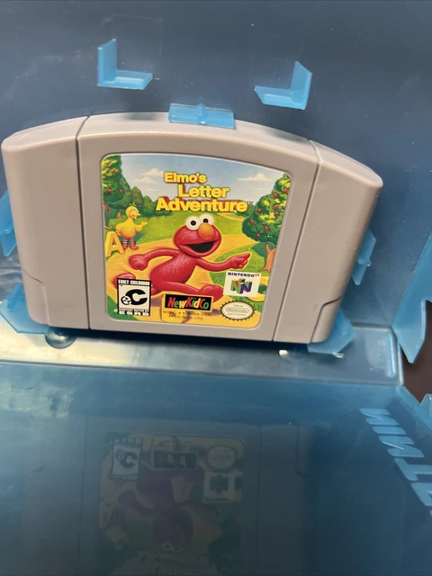 SESAME STREET ELMO'S Letter Adventure Nintendo 64 N64 Vintage Nintendo ...