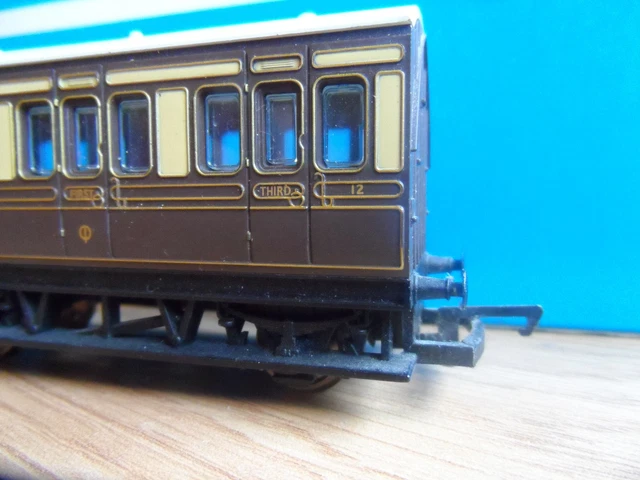 HORNBY GWR 4-WHEEL Coach 1st and 3rd Class £10.50 - PicClick UK