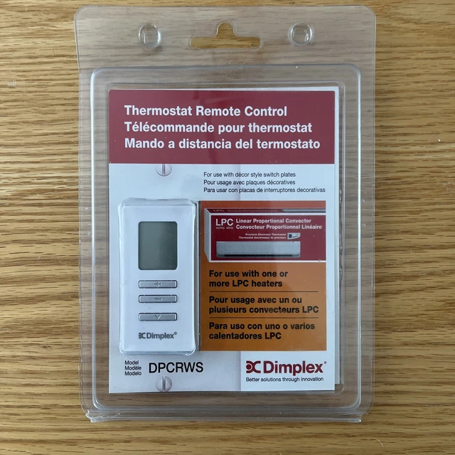 NEW DIMPLEX SINGLE-ZONE Wireless Controller Model DPCRWS White LPC ...