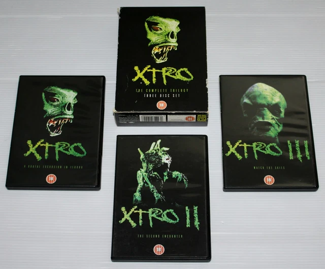 XTRO THE COMPLETE Trilogy - 3-Disc DVD Boxset - Region 0 PAL EUR 54,89 - PicClick IT