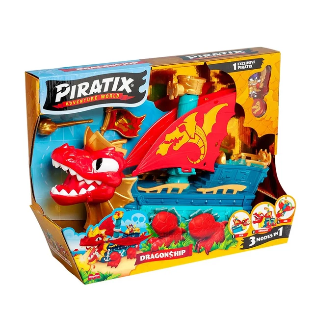 PIRATIX DRAGON SHIP, figurka Magic Box £42.49 - PicClick UK