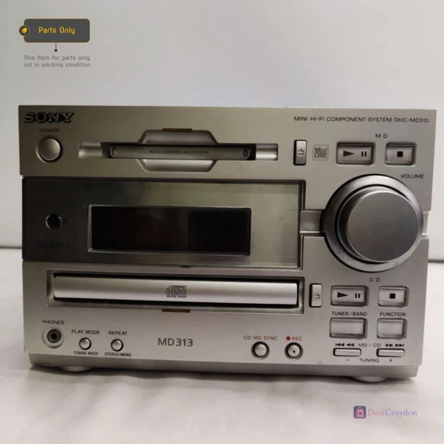SONY DHC-MD313 MINI Hi-Fi Component System Hcd-Md313 Compact Disc Deck ...