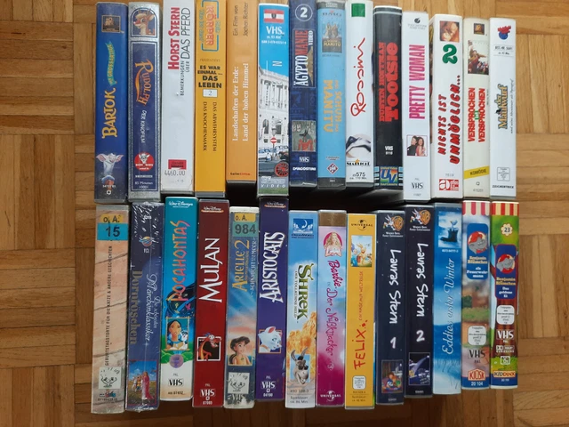 28 STÜCK VHS Sammlung - Kinderfilm-Komödie-Doku-disney-vcl-starlight ...