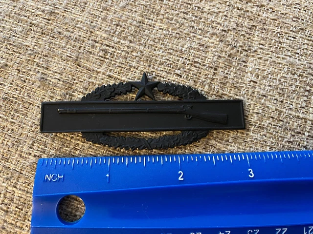 US ARMY COMBAT INFANTRY BADGE 2nd Award CIB 1 Star Subdued INV8158 $16. ...