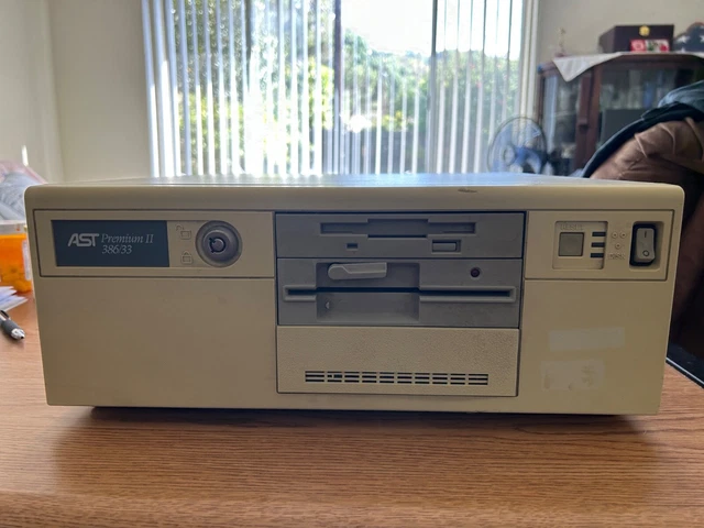 AST RESEARCH DESKTOP Computer System Premium ll 386/33 As-Is: SOLD AS ...