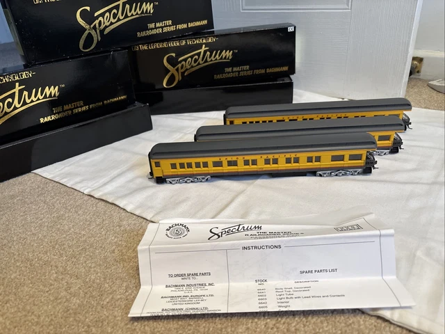 BACHMANN SPECTRUM HO Union Pacific Observation Coaches Boxed x3 £139.99 ...