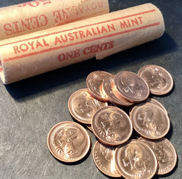 1973 1 CENT Coin x 1. From Mint Roll. Australian Decimal Uncirculated ...