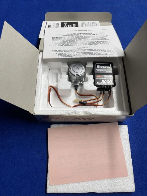 MACGREGOR JR NEJ-3000 Gyro RC Heli Helicopter Radio Remote Control ...