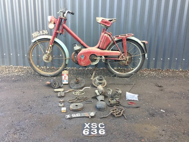 VINTAGE AUTO VAP 57 Cazenave Classic Moped / Motorcycle , 1957 - 1961 £ ...