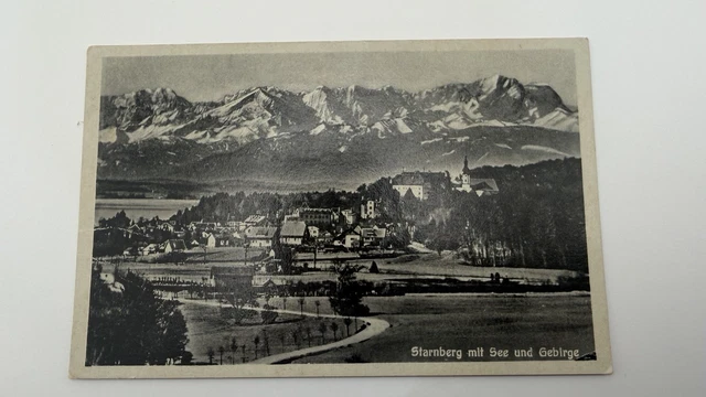 ORIGINAL FELDPOST-POSTKARTE 1941. Starnberg mit See,NSDAP Stempel ...