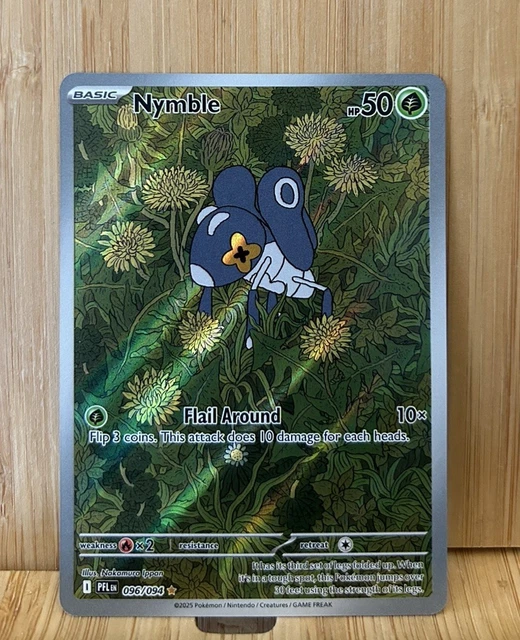 POKEMON TCG MEGA Evolution Phantasmal Flames Nymble 096/094 ...
