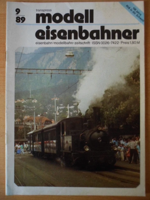 MODELLE FERROVIARIE 9 - 1989 MODELLISMO LOCOMOTIVE Reichsbahn DDR EUR 3,99 - PicClick IT