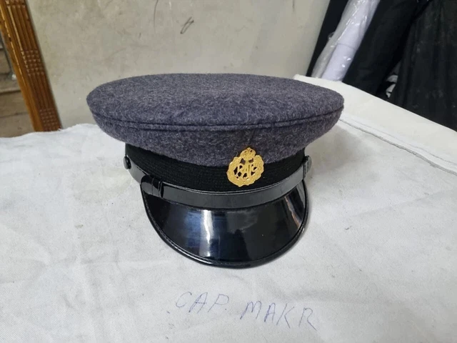 WW2 RAF RCAF RNZAF RSAAF Officers Peak Cap – Allied Air Force Replica ...